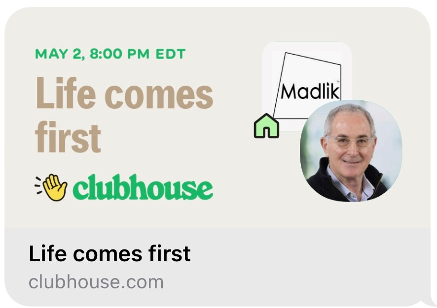 Life comes first | madlik